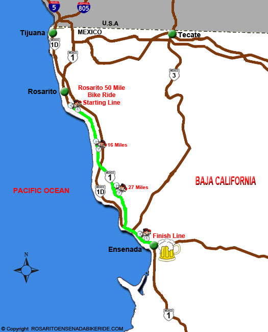 Rosarito Ensenada Bicycle Fun Ride